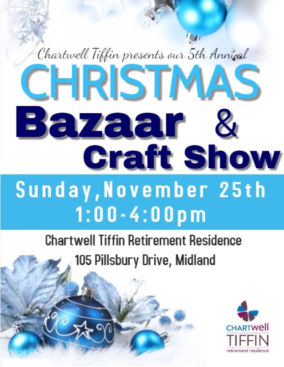 Chartwell Tiffin Christmas Bazaar & Craft Show | 101.1 Big FM