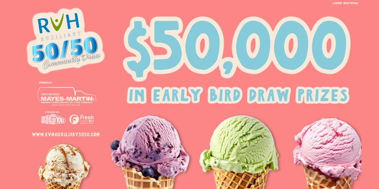 101.1 Big FM | RVH Auxiliary 50/50 Draw